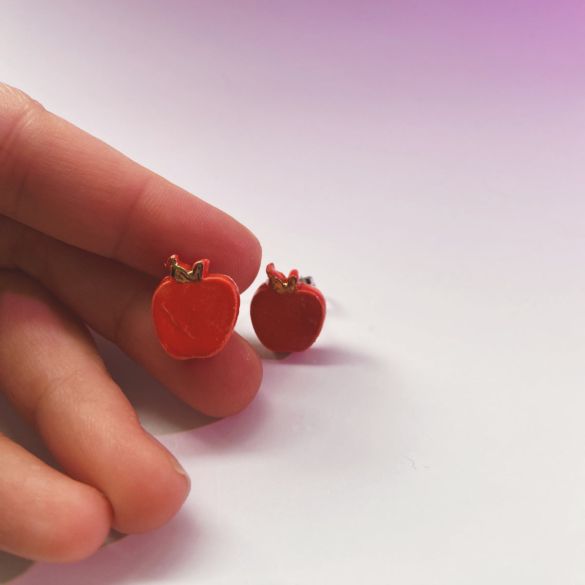 Apple Studs– gloriafaye